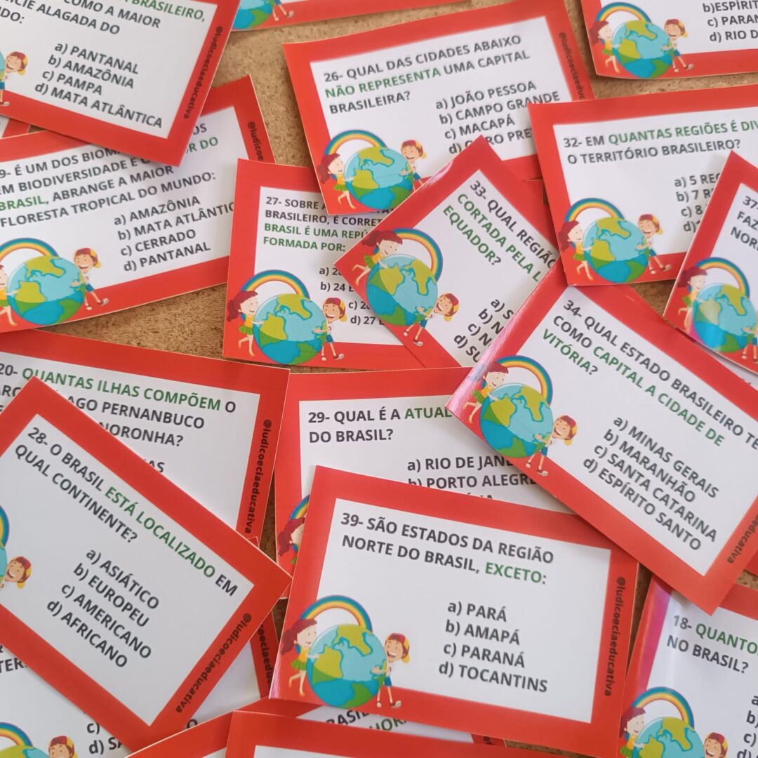 Passa ou repassa de geografia – Lúdico e Cia Educativa – Aprendizado Divertido!