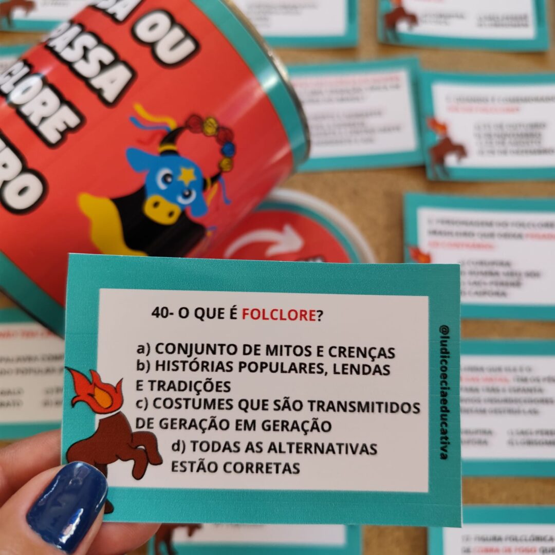 👹Passa ou repassa folclore brasileiro – Lúdico e Cia Educativa – Aprendizado Divertido!